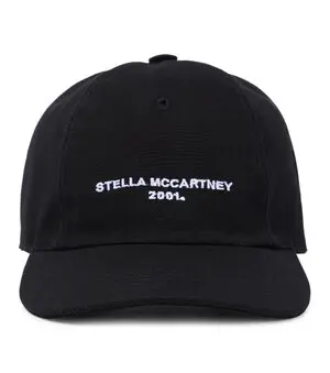 Stella McCartney Embroidered Logo Baseball Cap - Black