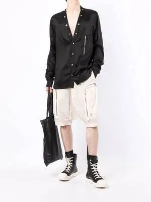 Rick Owens Bauhaus Dropped-crotch Shorts