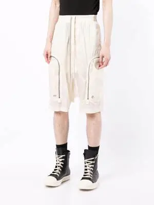 Rick Owens Bauhaus Dropped-crotch Shorts