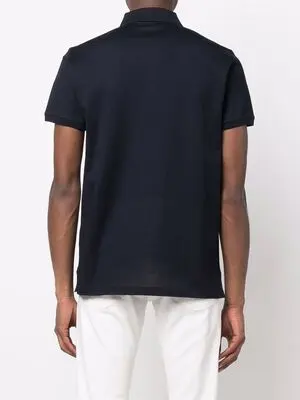 Ralph Lauren Purple Label Embroidered Logo Polo Shirt - Blue