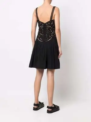 Alberta Ferretti Lace Style Cut Out Dress