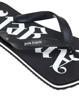 Palm Angels Logo-print Flip Flops