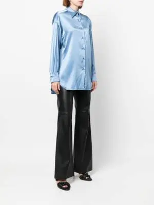 TOM FORD Stretch-silk Pointed-collar Shirt