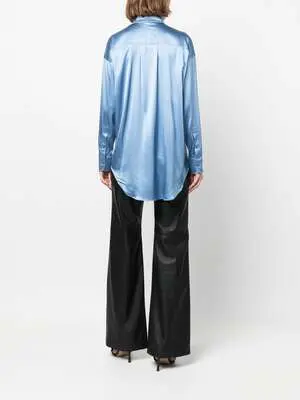 TOM FORD Stretch-silk Pointed-collar Shirt