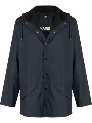 Rains Drawstring Hooded Jacket