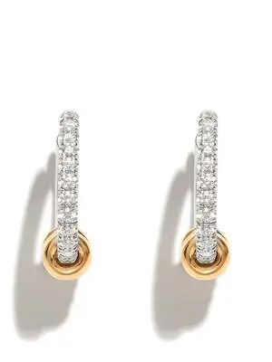 SPINELLI KILCOLLIN 18kt Gold And Diamond Hoop Earrings