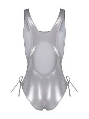 Isabel Marant Étoile Metallic Cut-out Swimsuit