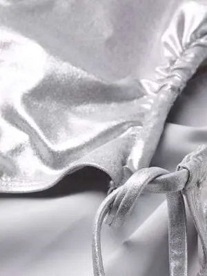 Isabel Marant Étoile Metallic Cut-out Swimsuit