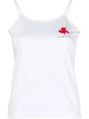 Dsquared2 Maple Leaf Logo-print Tank Top