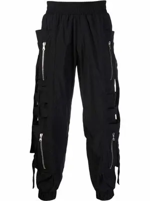 Balmain Zipped-pocket Shell Joggers