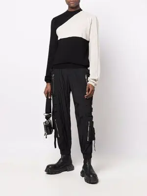 Balmain Zipped-pocket Shell Joggers
