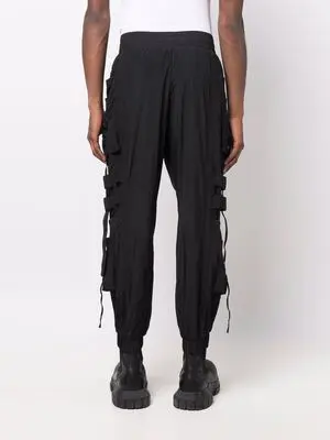 Balmain Zipped-pocket Shell Joggers