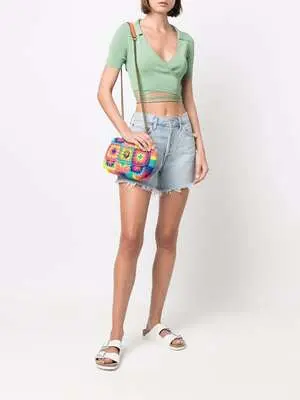 Kurt Geiger Knitted Satchel Bag