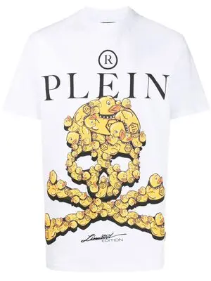 Philipp Plein Skull-print T-shirt - White