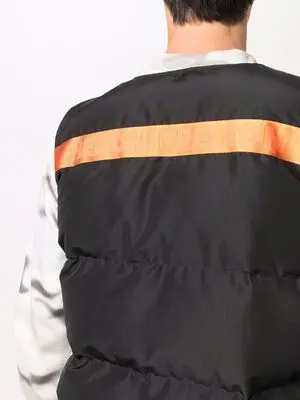 Heron Preston Logo-tape Padded Gilet