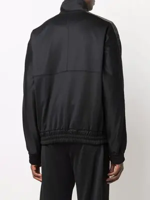 Heron Preston Logo-stripe Zipped Track Jacket - Black