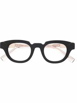 KUBORAUM Square-frame Glasses - Black