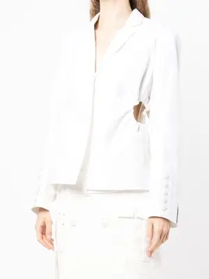 Rokh Cut Out Tailored Blazer