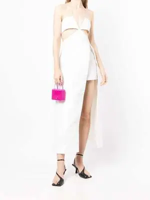 Rokh Open Cut Sequin Dress