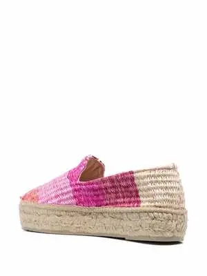 Manebí Yucatan Woven Espadrilles - Pink