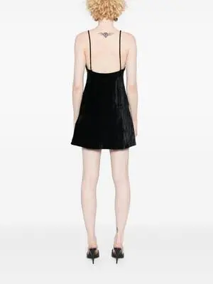 Saint Laurent Velvet Mini Dress