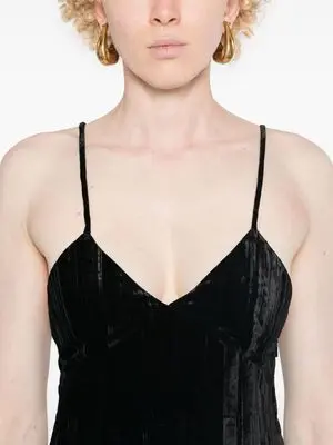 Saint Laurent Velvet Mini Dress
