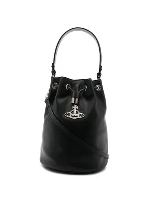 VIVIENNE WESTWOOD Logo Drawstring Shoulder Bag