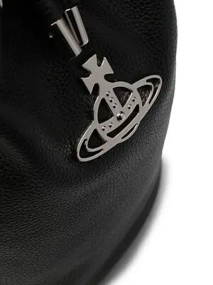 VIVIENNE WESTWOOD Logo Drawstring Shoulder Bag