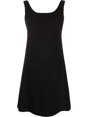 Moschino Scoop-neck Sleeveless Dress - Black