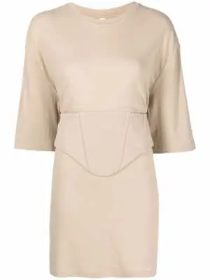 DION LEE Corset Tunic Top