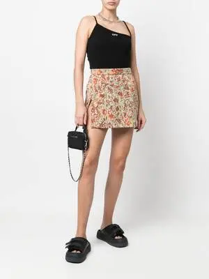 AMBUSH Floral Jacquard Mini Skirt