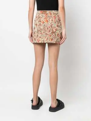 AMBUSH Floral Jacquard Mini Skirt