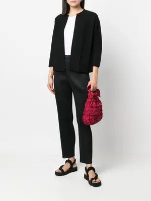 Issey Miyake Straight Trousers - Black