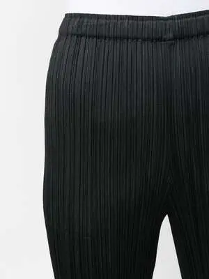 Issey Miyake Straight Trousers - Black