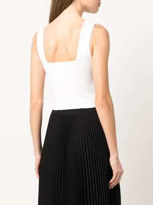 A.L.C. Jordana Cropped Tank Top - White