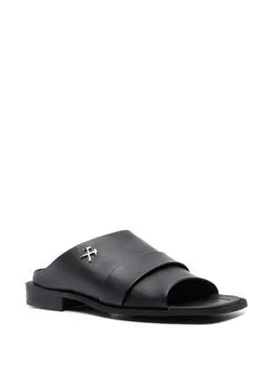 GMBH Logo-plaque Faux-leather Sandals