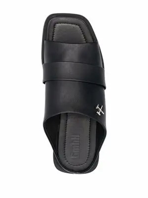 GMBH Logo-plaque Faux-leather Sandals