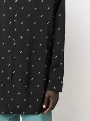 OAMC Bow-motif Band-collar Shirt