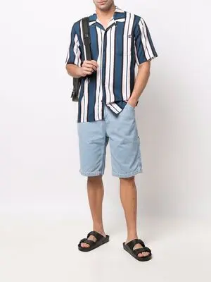 Dickies Knee-length Denim Shorts - Blue