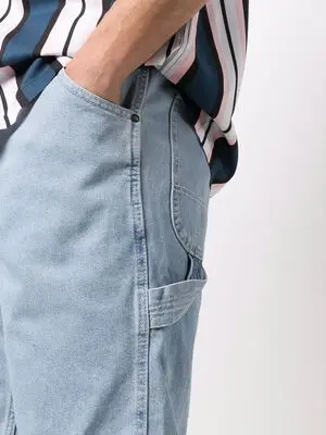 Dickies Knee-length Denim Shorts - Blue
