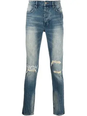 Ksubi Van Winkle Distressed Jeans - Blue