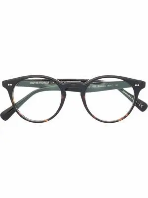Oliver Spencer Romare Round-frame Eyeglasses - Black