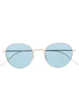 Oliver Spencer Altair Round-frame Sunglasses - Gold