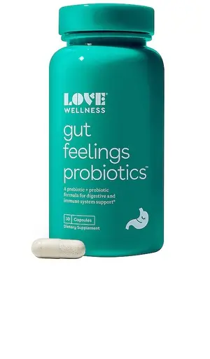 LOVE WELLNESS Gut Feelings Probiotics Capsules - N,a