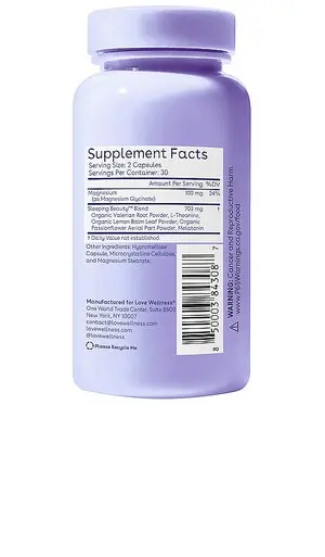 LOVE WELLNESS Sleeping Beauty Capsules - N,a