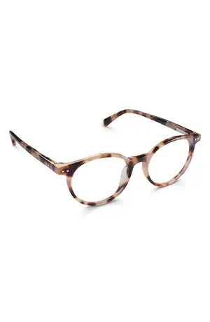 Eyebobs 49mm Round Frame Reading Glasses - Pink Tortoise
