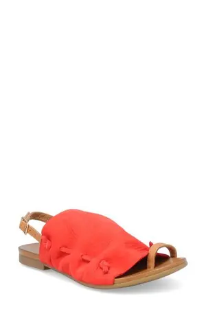 Miz Mooz Rian Toe Loop Sandal Red