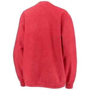 PRESSBOX Northeastern Huskies Comfy Cord Vintage Wash Basic Arch Pullover Sweatshirt