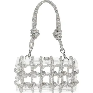 Cult Gaia Bess Shoulder Bag Clear