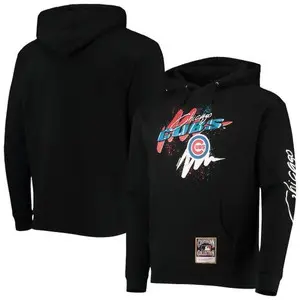 Mitchell & Ness Chicago Cubs Hyper Hoops Pullover Hoodie